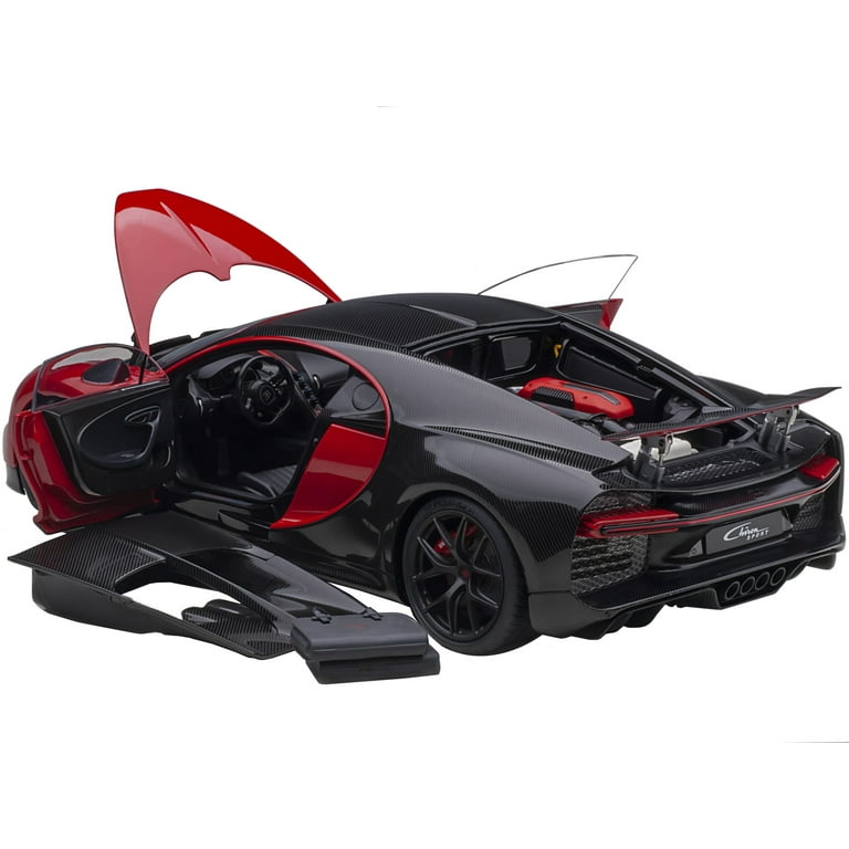 Black Red Bugatti Chiron