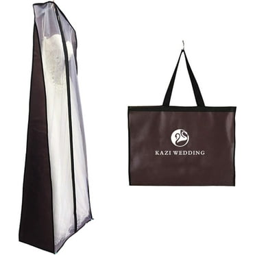MISSLO Portable 70" Wedding Dress Garment Bag with Bride Tote Bag 8 ...