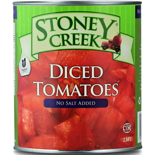 Stoney Creek No Salt Added Diced Tomatoes 2.84 l, SC NSA Diced Tomatoes ...
