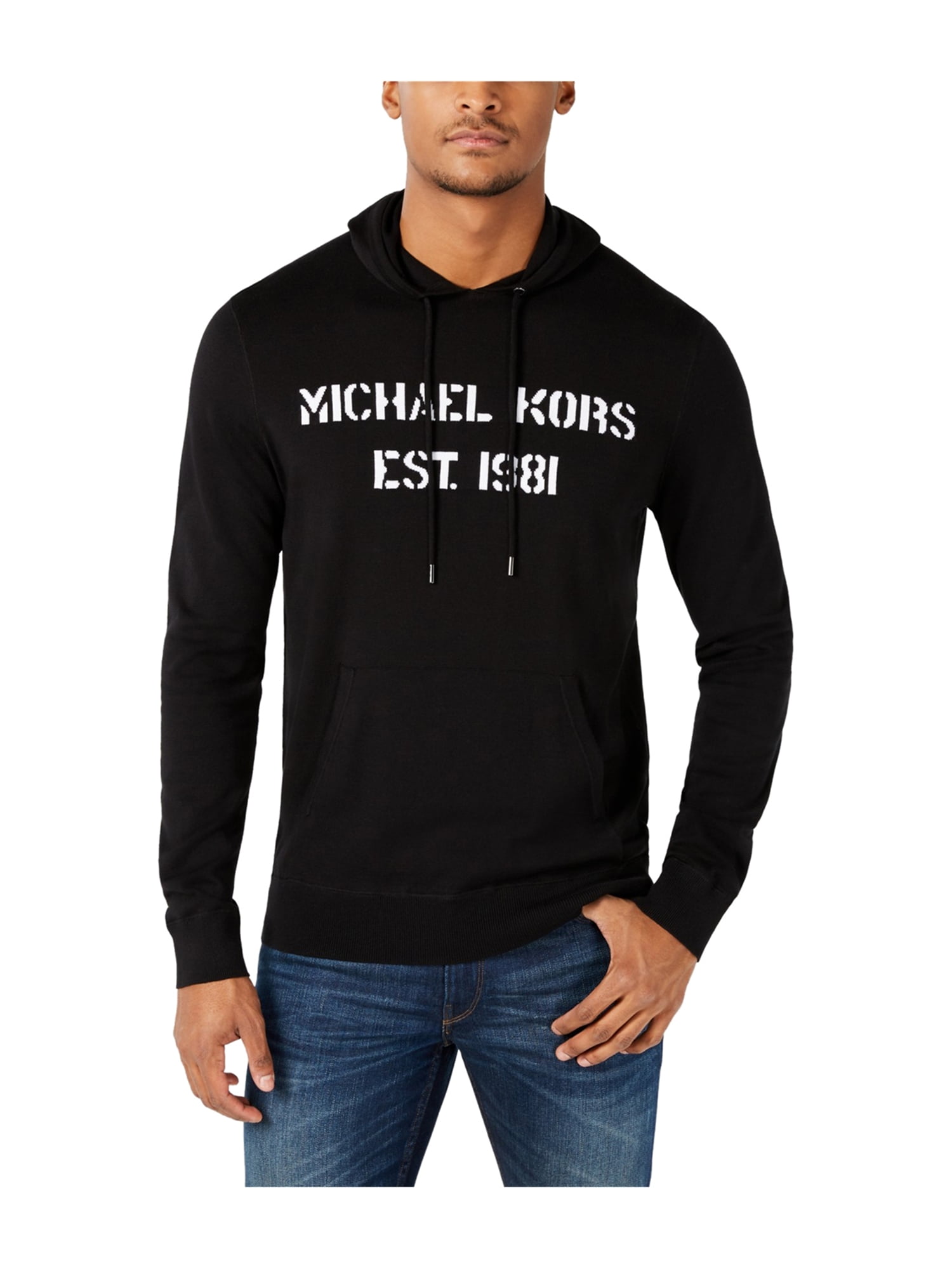 Michael Kors Mens Est 1981 Hoodie Sweatshirt black L | Walmart Canada
