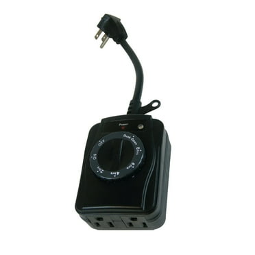 TEKLECTRIC Outdoor Remote Control Outlet With Wireless Remote and ...