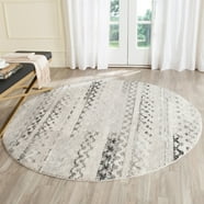 SAFAVIEH Rag Robynne Striped Cotton Area Rug, Grey, 3' x 5' - Walmart.com