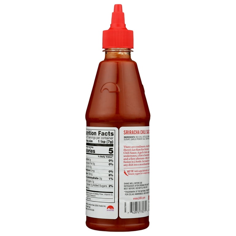 Sriracha Sauce Label