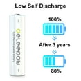 Rechargeable AA Batteries Nimh 3300mAh 1.2V Batteries High Capacity ...