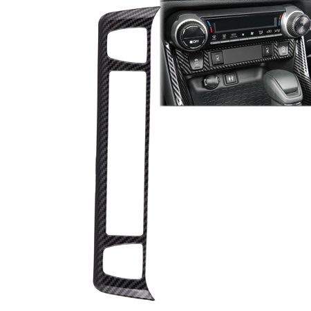 Center Control Bezel, ABS Waterproof Carbon Fiber Style Central Control ...