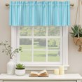 2 Pack Blue Striped Valance for Window Boho Teal Blue White Stripes ...