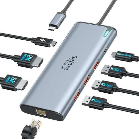 ACASIS 13-in-1 docking station USB-C Pro Dock with Three 40Gbps ...