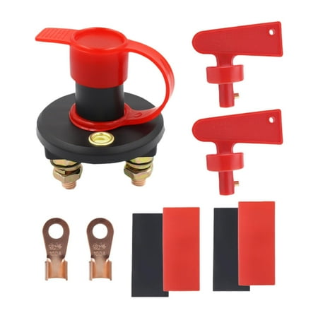 Colaxi Battery Shut Off Switch,12-24V 100A Battery Cut Off Switch Car ...