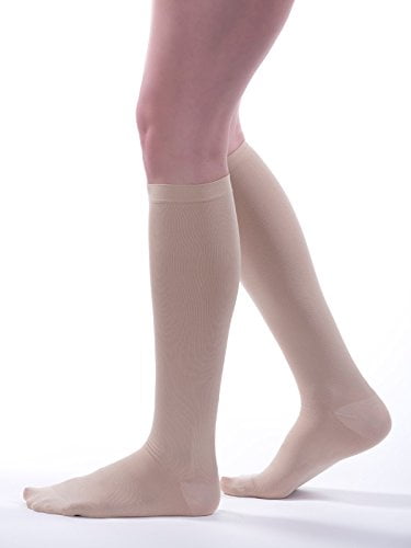 Allegro Women’s 8-15 mmHg Premium 249 Ribbed Dress Sock Compression ...