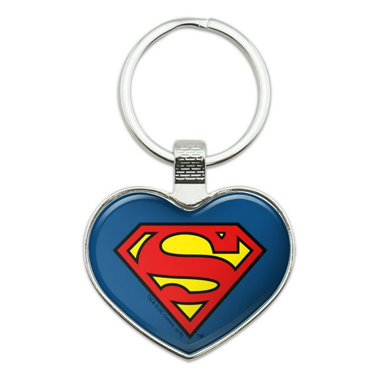 Personalized Superman Metal Keychain