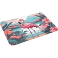 Anti-Slip Doormat 16 x 24 in Cartoon Flamingo Lake Pattern Floor Mat ...