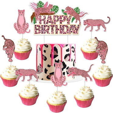 Two Wild Cake Topper Jungle Animals Cupcake Toppers, Safari Animal ...