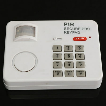 PIR Wireless Motion Sensor Alarm with Security Keypad for Home Door ...