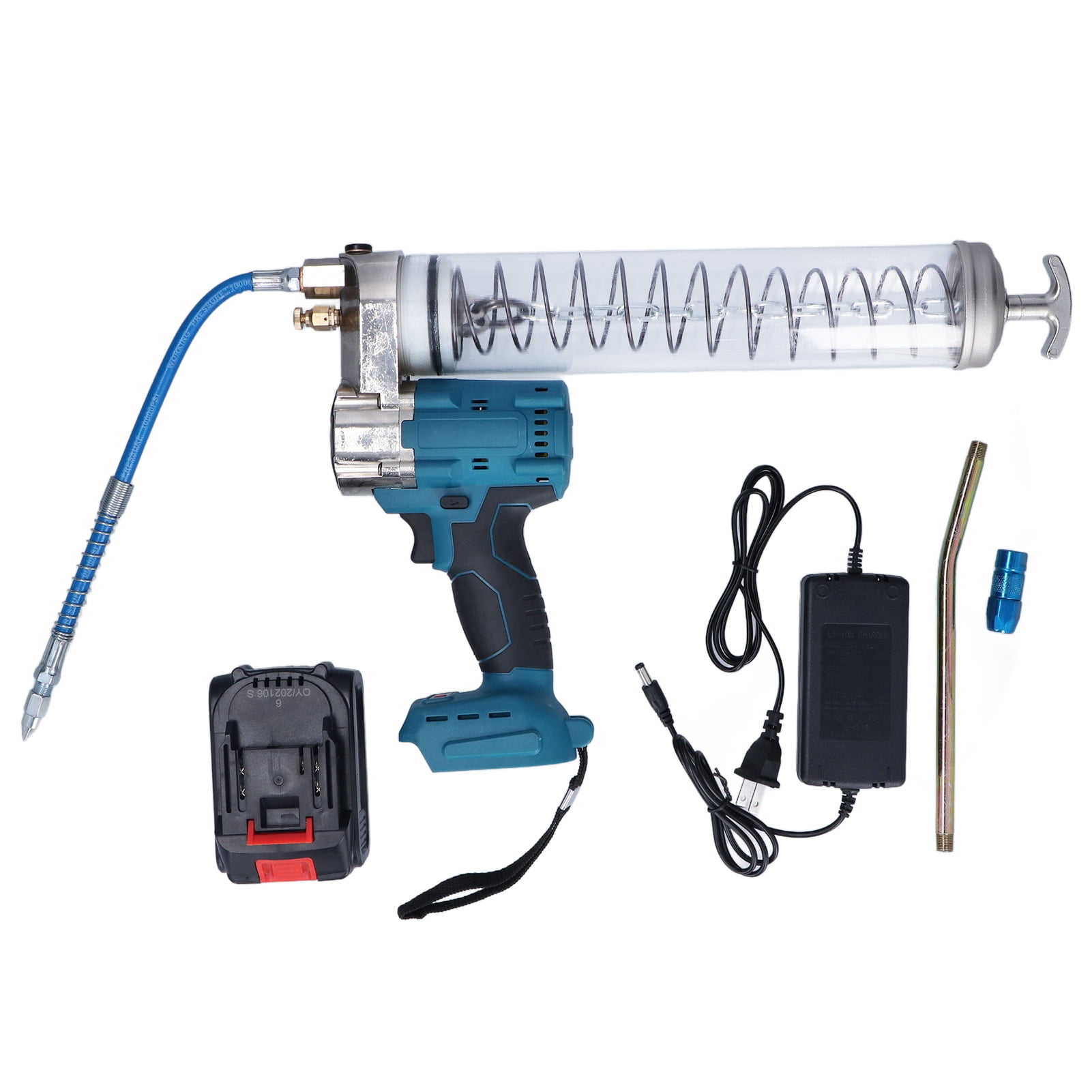 Pistola engrasadora con batería de litio, pistola engrasadora ...