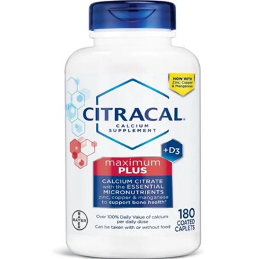 Citracal Maximum Plus Calcium Citrate Caplets with D3 (280 Count ...