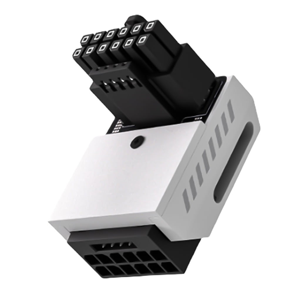 Adaptador HPWR de 600W, 12 + 4 pines, 12V, ángulo recto de 90 grados ...