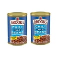 Brooks Chili Beans, Canned Red Beans in Chili Sauce, Mild, 40 oz, 2 ...