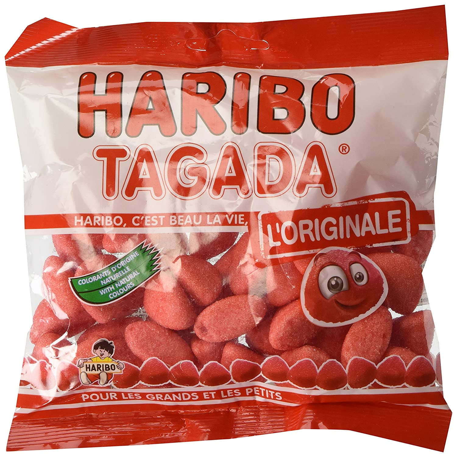 French Tagada Strawberry Haribo Candy - Walmart.com