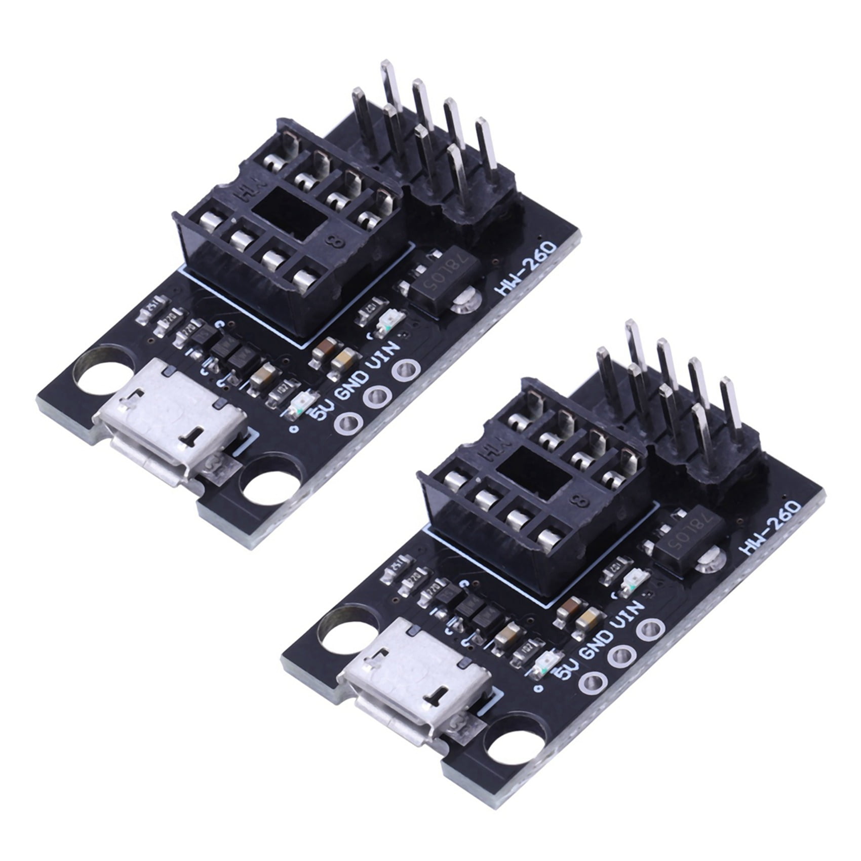 2X Placa de Programador de Desarrollo para ATtiny13A / ATtiny25 ...