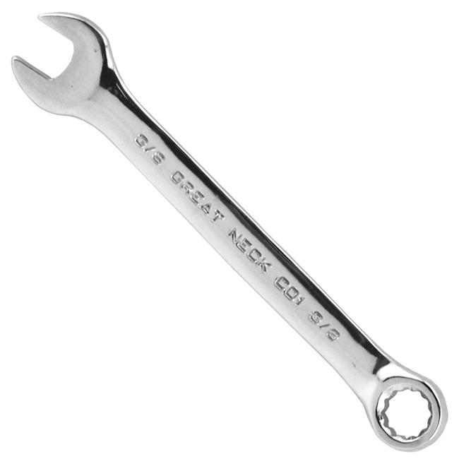 Great Neck Saw .38in. Combination Wrench Standard .38in. Combination ...