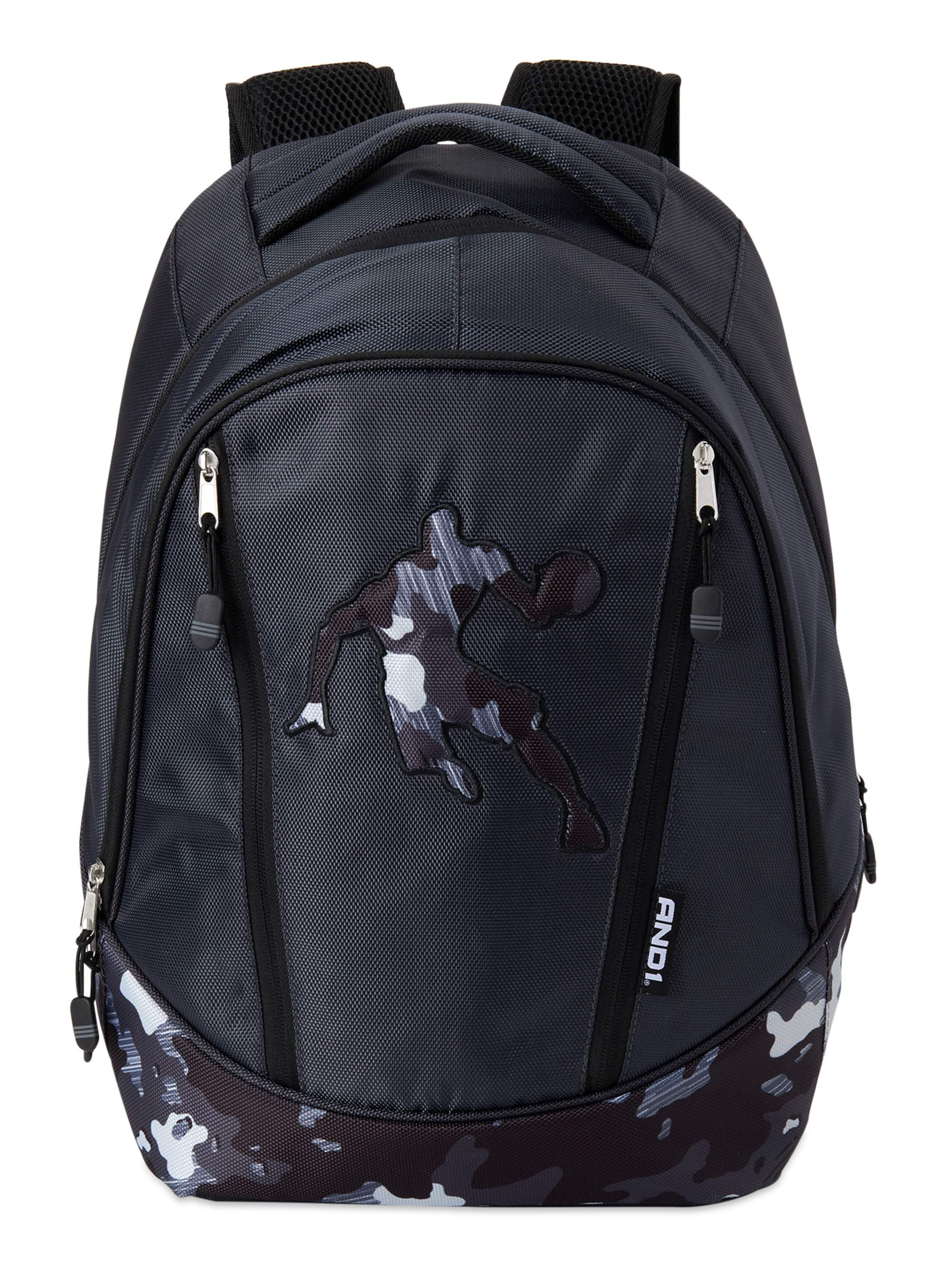 AND1 Kids' Post Up Backpack with Adjustable Shoulder Straps and Mesh ...