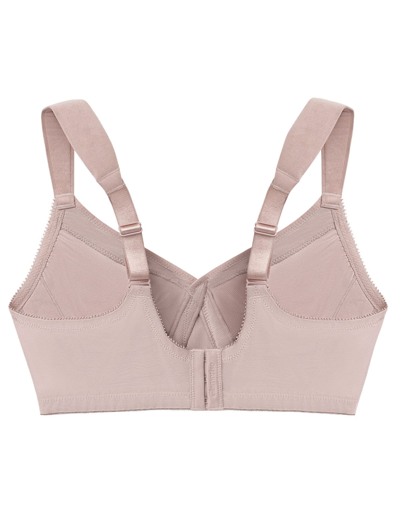 Women's Glamorise 1080 Magic Lift Seamless Unlined Soft Cup Bra (Taupe ...