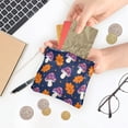 Compact PU Leather Coin Purse Small Spring-Frame Wallet Change Pouch ...