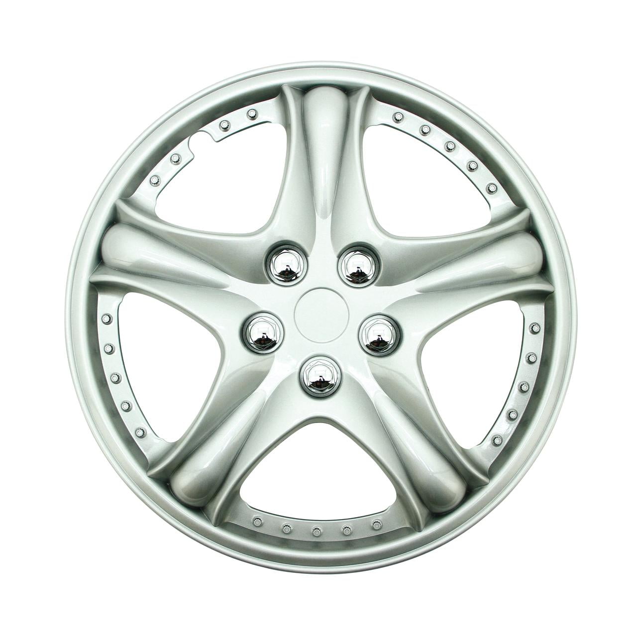 Topline Products C80135-15S Silver 15" ABS Wheel Cover | Universal ...