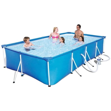 Swimming Pool,Metal Frame Pool Round Frame Above Ground Pool Pond ...