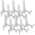 Clear Frosted Easels Pack of 10 Stands Display Book Picture Plate ...