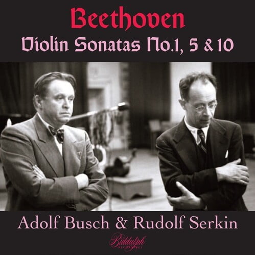 Beethoven / Adolf Busch / Rudolph Serkin - Violin Sonatas 1, 5 & 10 - CD - Walmart.com
