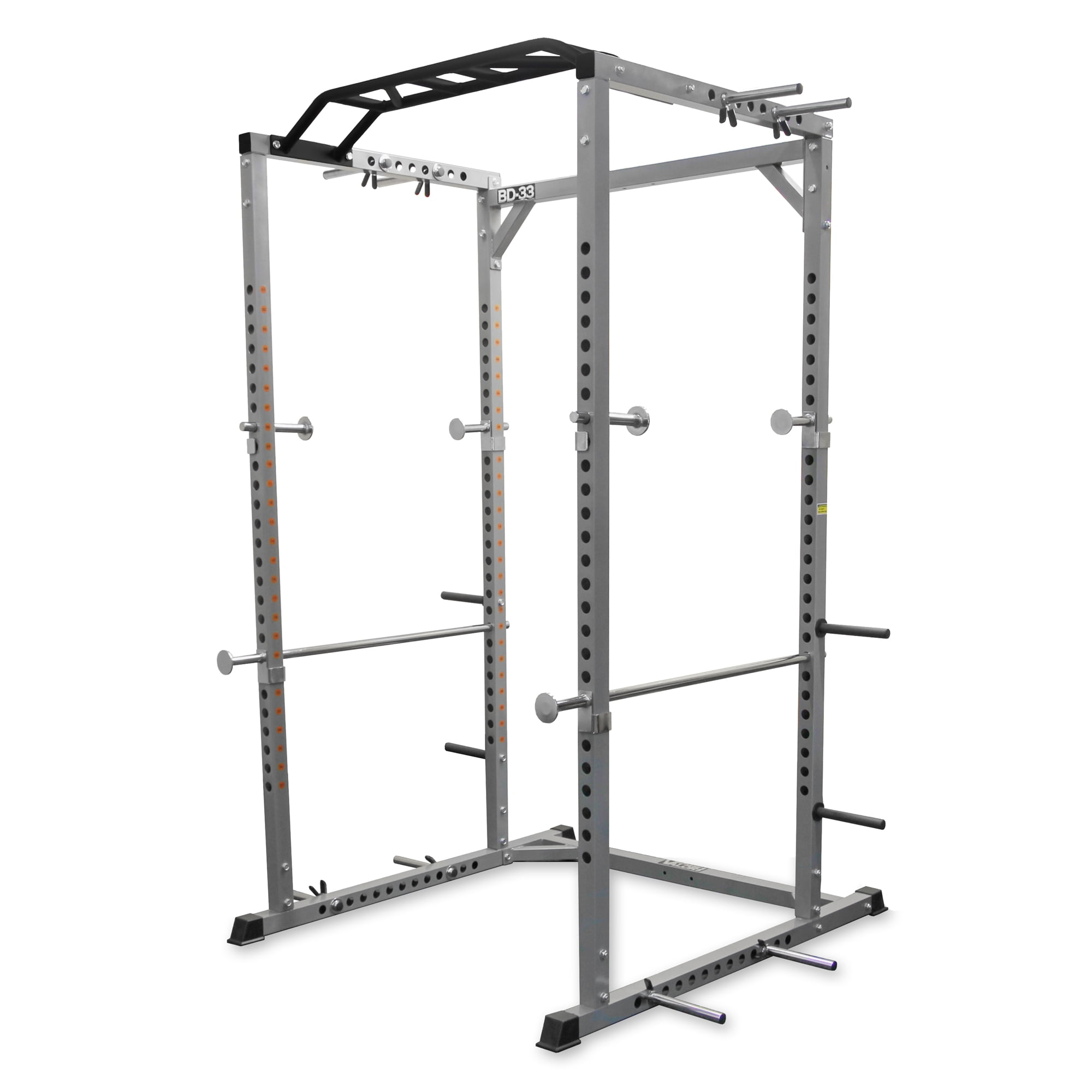 Valor Fitness BD-33 Heavy Duty Power Cage with Band Pegs and Multi-Grip ...