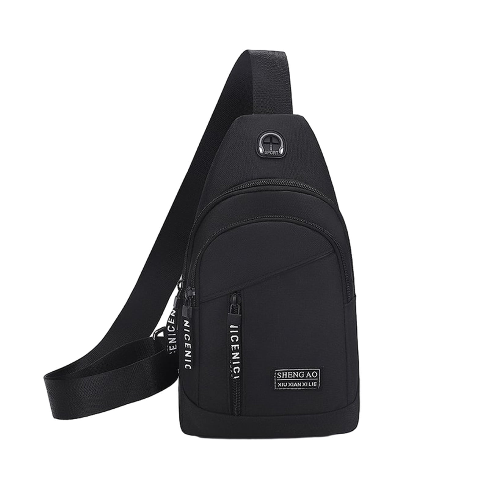 Pompotops Crossbody Sling Chest Backpack, Strap Bag Crossbody Backpack ...