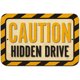 Caution Hidden Drive Sign - Walmart.com