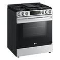 LG Kitchen Appliance: 5.8 Cu. Ft. Front Control Stainless Steel Slide ...