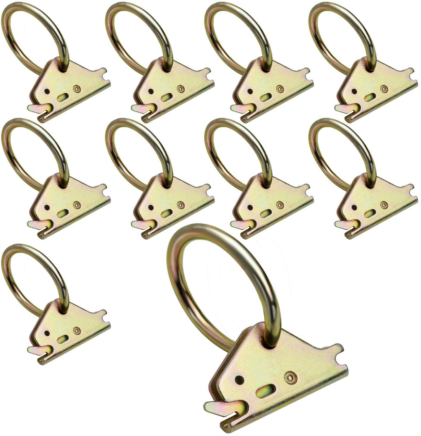 Robbor E-Track Ring Tie Down Anchors 10 Packs E-Track O Ring Perfect E ...