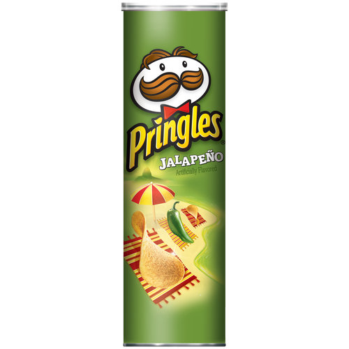 Pringles Jalapeno Potato Crisps, 6.38 Oz. - Walmart.com - Walmart.com