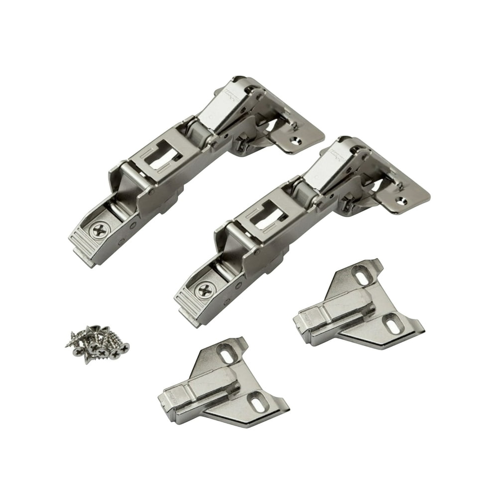 Pair of Blum 170 Degree Hinge with Face Frame Plate Kit For Overlay ...