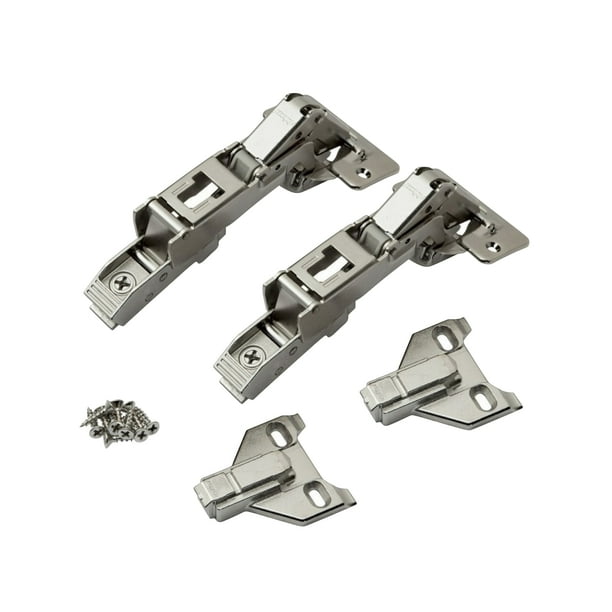 Pair of Blum 170 Degree Hinge with Face Frame Plate Kit For Overlay ...