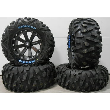 MSA M12 Diesel ATV Wheels/Rims Black 14" Honda Foreman Rancher SRA ...
