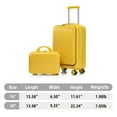14"/20" 2 pcs/set in ABS Spinner Wheel Luggage, with Combination Lock ...