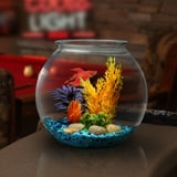Hawkeye 1-Gallon Bubble-Shaped Fish Bowl - Walmart.com