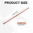4ft Copper Grounding Rod - 1/2" Diameter with Ground Rod Clamp Great ...