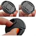 55mm Set of 2 Camera and 1 Lens Cap - Rubber (Collapsible) + Tulip ...