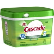 Cascade Total Clean ActionPac Dishwasher Detergent Pacs Lemon Scent ...