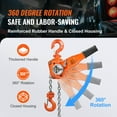 BENTISM Lever Block Chain Hoist, Alloy Steel Frame, 1650lb Capacity ...