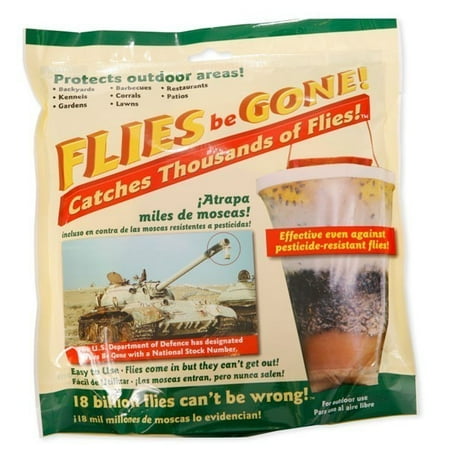 Flies Be Gone Fly Trap- Used by the Army - Walmart.com