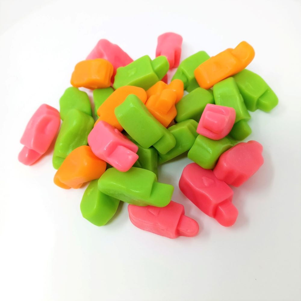 Sherbet Gummi Ice Pops 5 pounds Gummy Ice Pops 650 pieces of candy ...