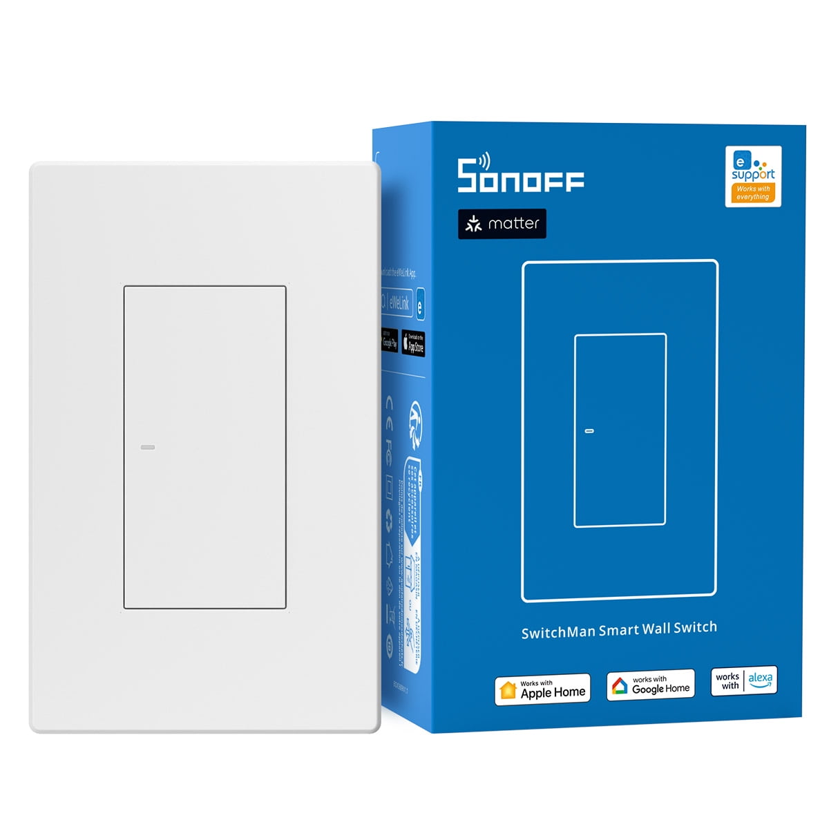 Click here for Sonoff Switchman 1 Gang Smart Wall Switch M5 Matte... prices