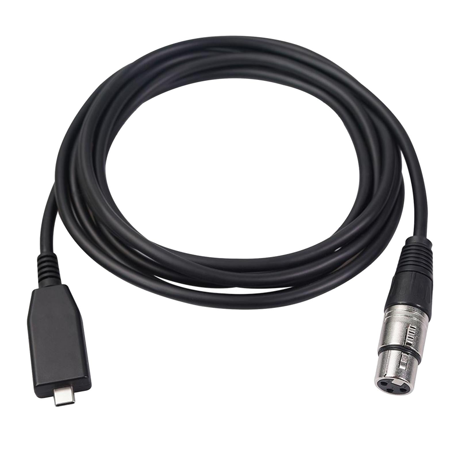 2/3m XLR Microphone Cable Balanced Male to Female 3 Pin Mic Cord for ...